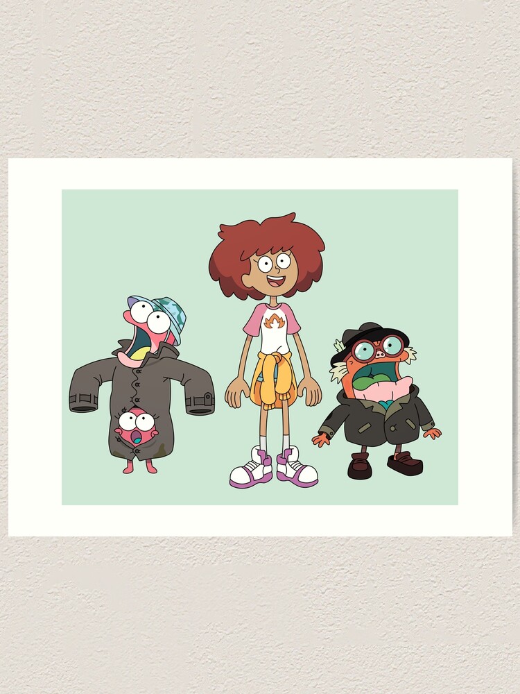 "Anne and Plantar Family | Amphibia" Art Print for Sale by artnchfck ...