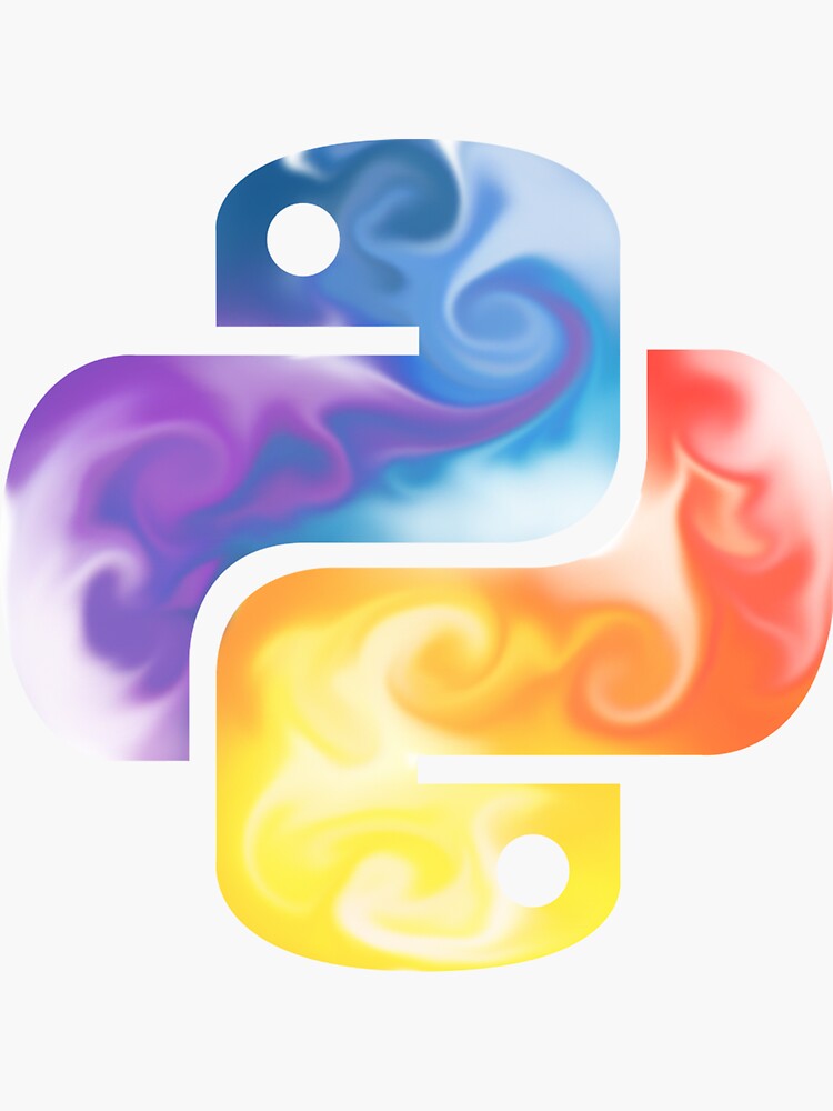 "Python Logo" Sticker for Sale by EndlessSunshine | Redbubble