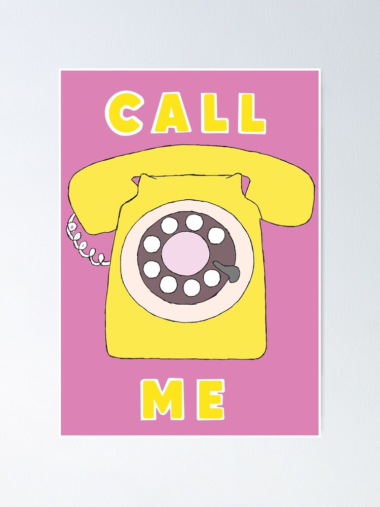 "Blondie Call Me" Poster for Sale by meganfaithart | Redbubble