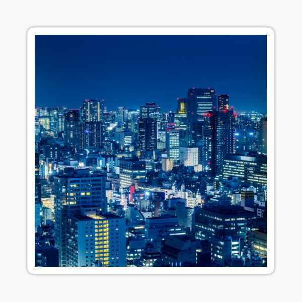 "TOKYO 19" Sticker for Sale by tomuhlenberg | Redbubble