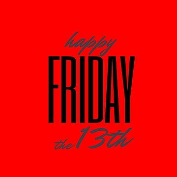 "Happy Friday the 13th" Sticker for Sale by trendingatees | Redbubble
