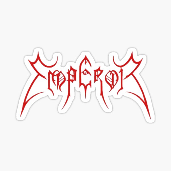 "Emperor" Sticker for Sale by HEAVYZONE | Redbubble