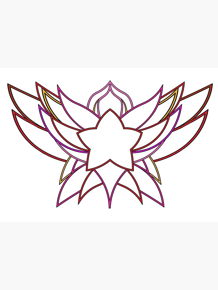 "star guardian logo Jinx" Poster by Wudo | Redbubble