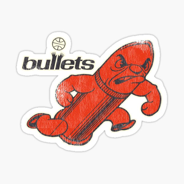 "Washington Bullets Retro Defunct Basketball Team" Sticker for Sale by ...