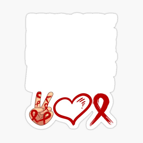 "Red Ribbon Squad Week Say No To Say Yes Be Yourself Unique" Sticker ...