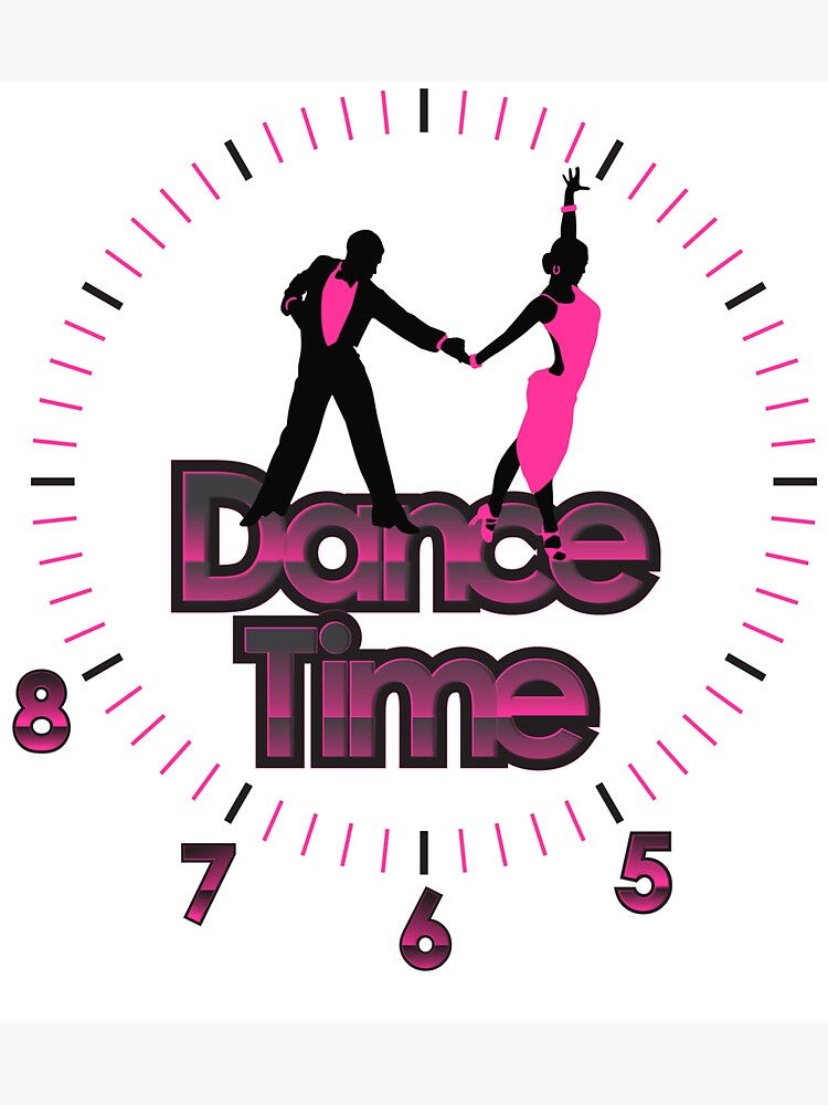 "Dance Time, let's Dance" Sticker for Sale by anytime21 | Redbubble