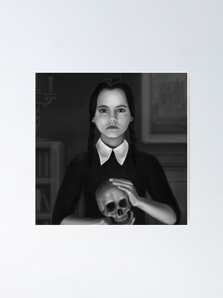 "Wednesday Addams" Poster for Sale by Mrois11 | Redbubble