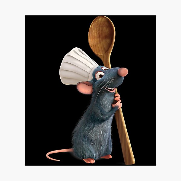 "Ratattouille Chef Remy with Spoon" Photographic Print for Sale by ...