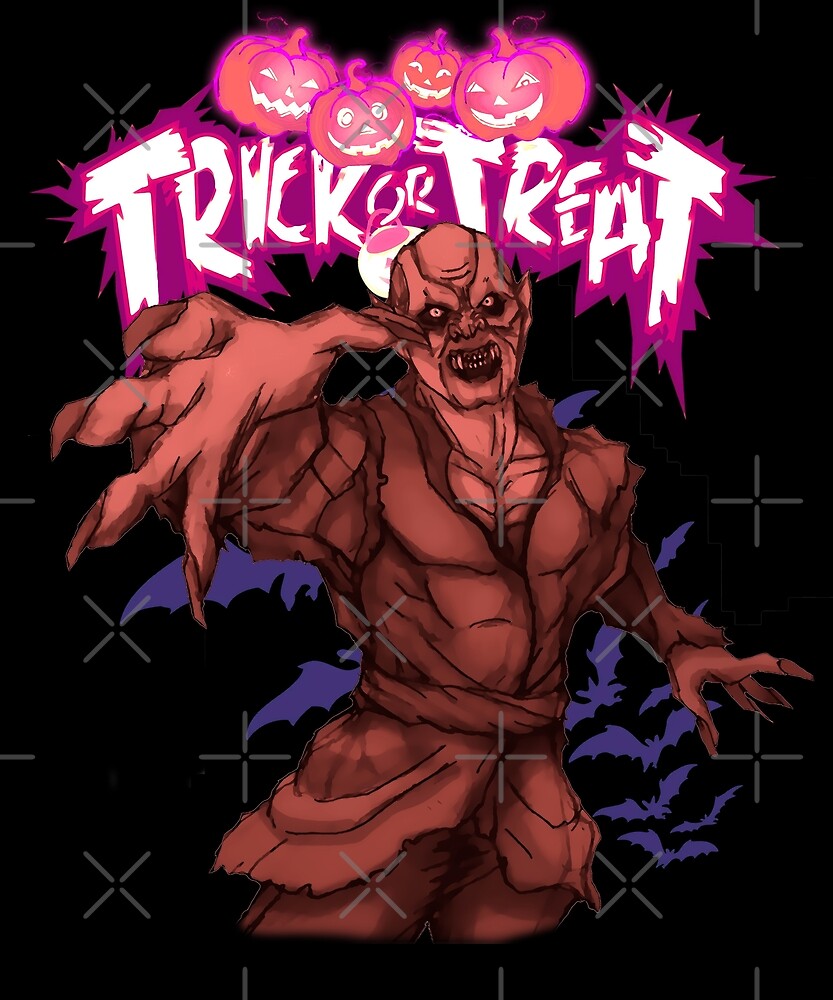 "Halloween Zombie Scary Trick or Treat Party" by Segobia | Redbubble