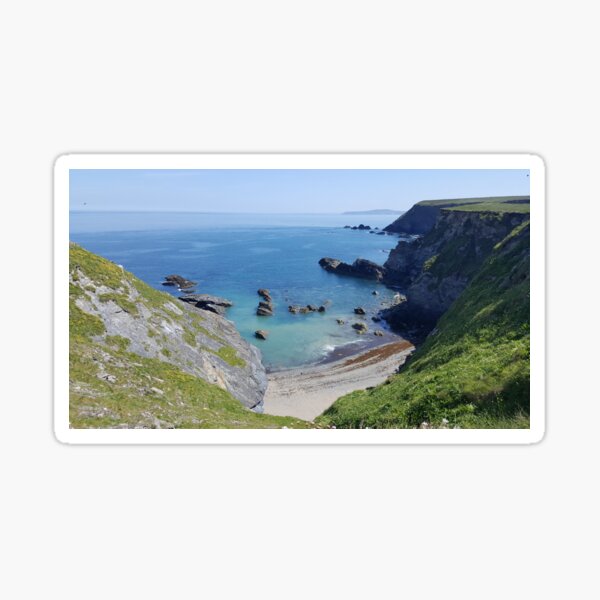 "Cornish coastal views" Sticker for Sale by sparkart123 | Redbubble