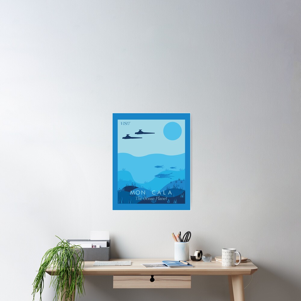 Poster « Mon Cala La planète océan », par GraphicsCitadel | Redbubble