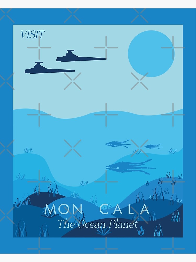 Poster « Mon Cala La planète océan », par GraphicsCitadel | Redbubble