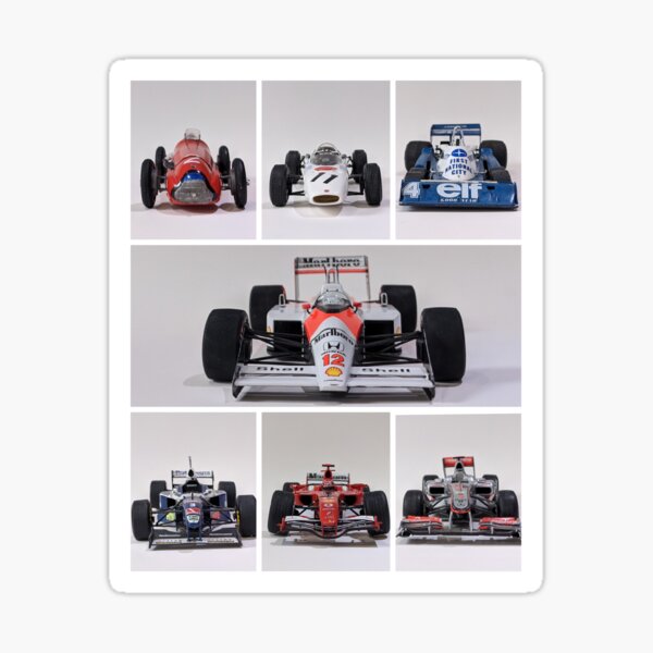 "70 Years of Formula portrait" Sticker for Sale by BOABModels | Redbubble