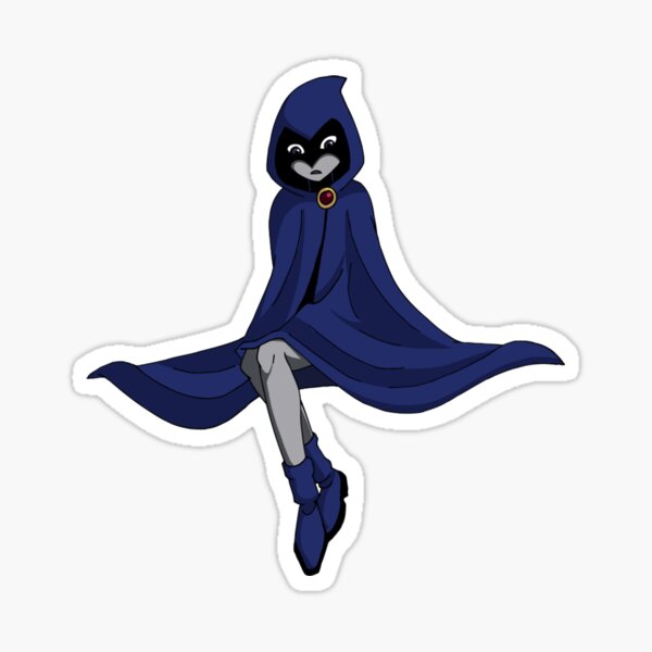 "teen titans teenage go raven" Sticker for Sale by hinatow | Redbubble