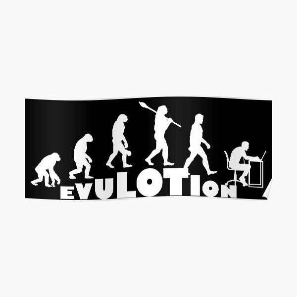 "evolution" Poster for Sale by yinon-h | Redbubble
