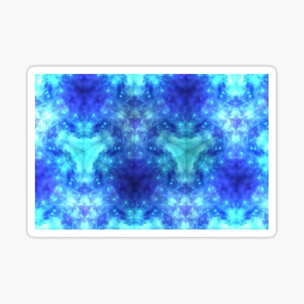 "Light Blue Prisms" Sticker by 3DFX | Redbubble