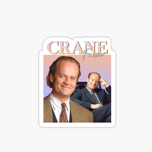 "Frasier Crane Vintage/Retro Design" Sticker for Sale by amyternent ...