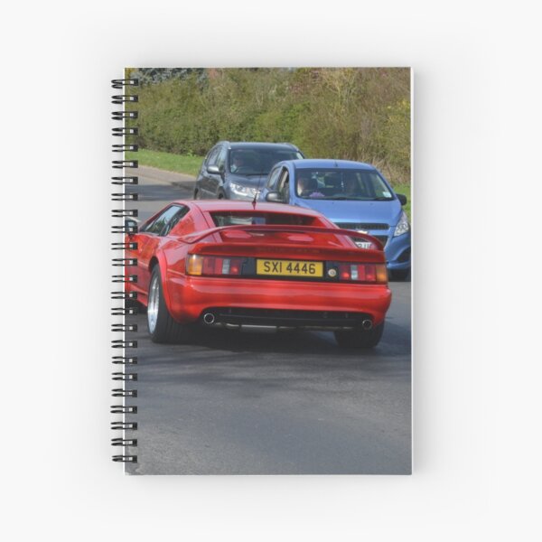 "Red Lotus Esprit" Spiral Notebook for Sale by sailorsnook | Redbubble