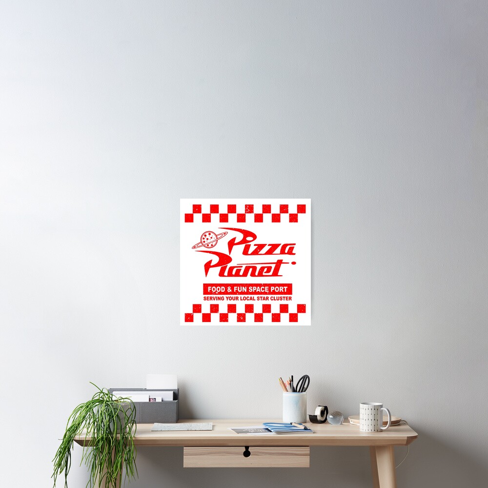 "Pizza Planet Lts" Poster by alhern67 | Redbubble