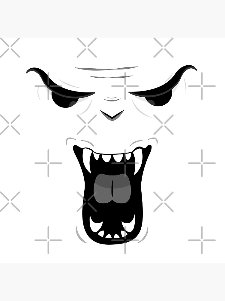 "Spooky Halloween Monster Angry Roar" Poster for Sale by Teesite ...