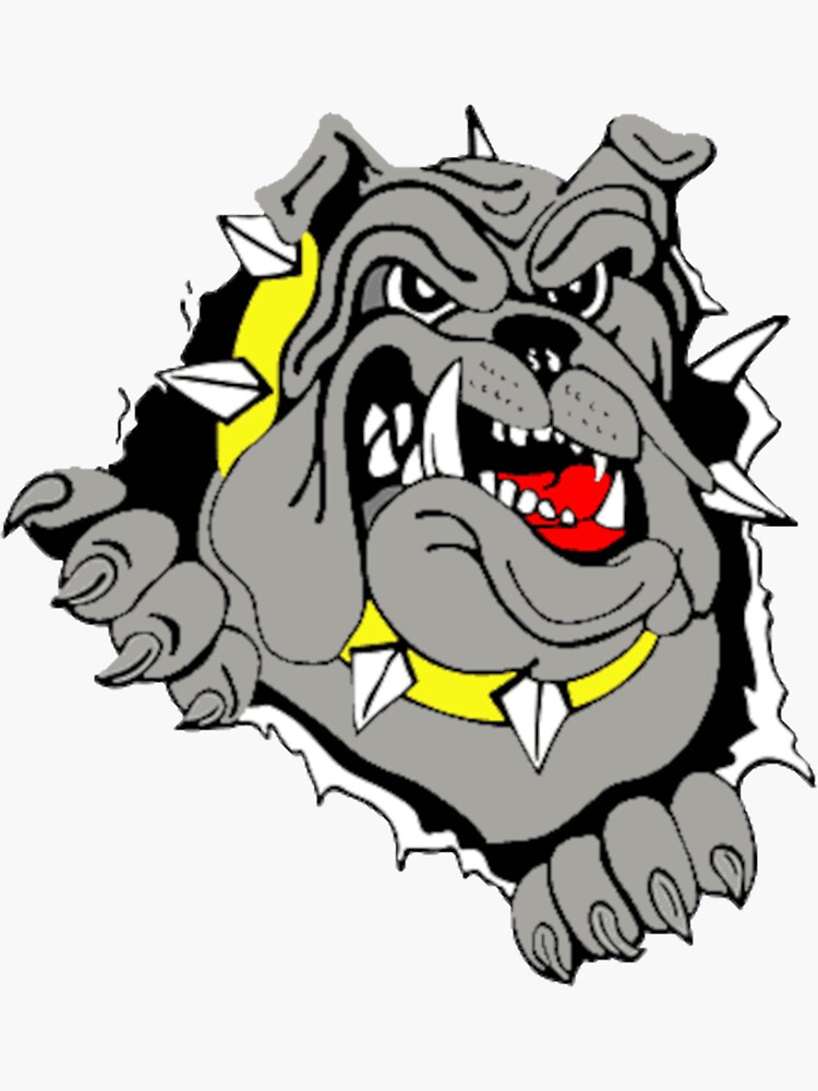 "angry dog " Sticker for Sale by andSaridar | Redbubble