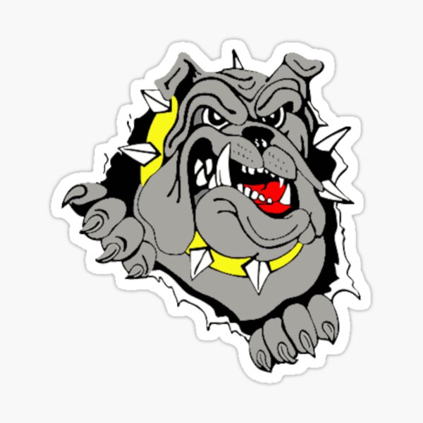 "angry dog " Sticker for Sale by andSaridar | Redbubble