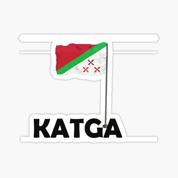 "KATGA FLAG" Sticker for Sale by oualIid06 | Redbubble