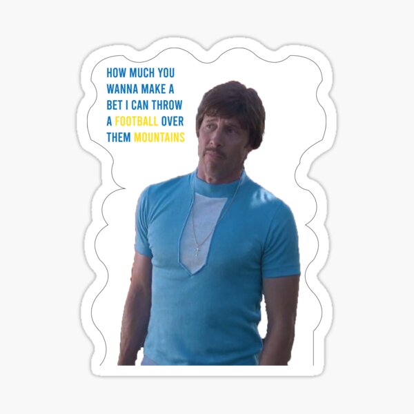 "Uncle Rico QB1" Sticker for Sale by AsherHogan8 | Redbubble