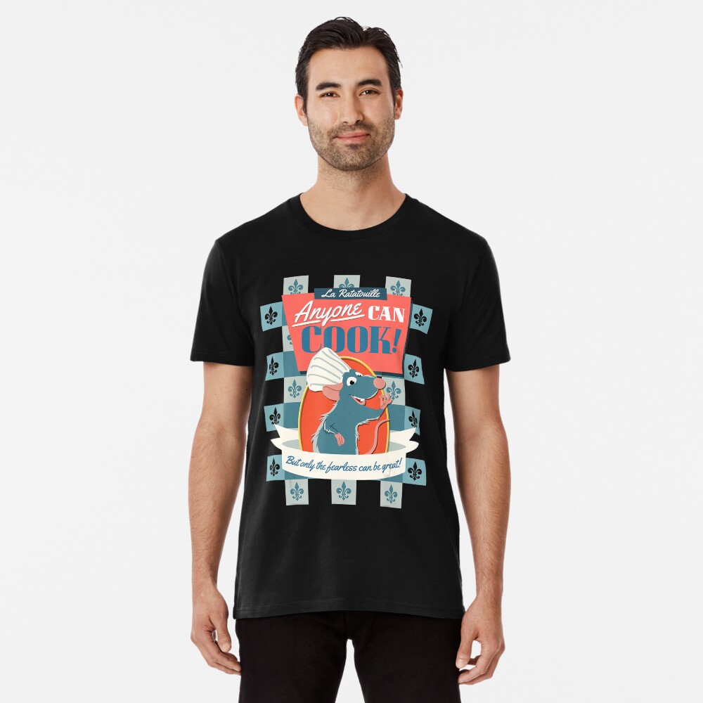 "Ratattouille Remy Anyone Can Cook" Poster for Sale by CarlosBauer ...