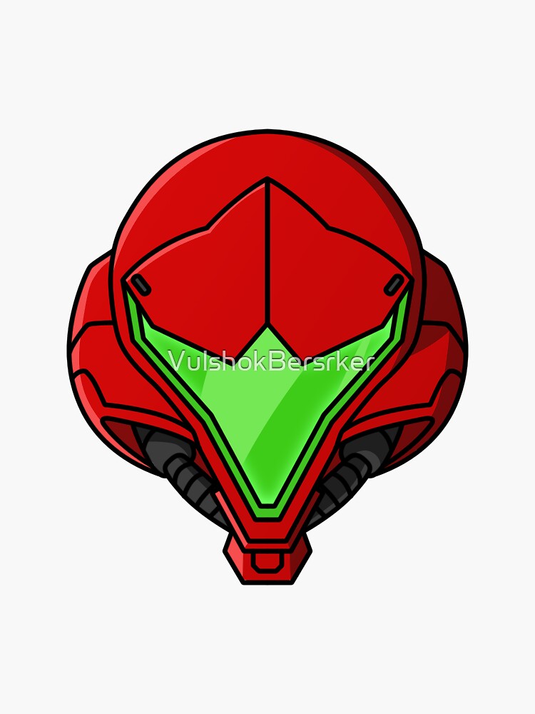 "Dread Samus Aran" Sticker for Sale by VulshokBersrker | Redbubble