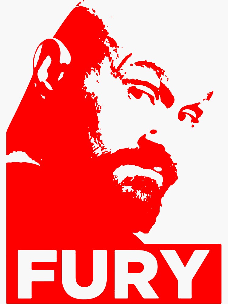 "red fury boxing" Sticker by lennalennre | Redbubble