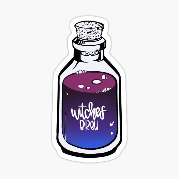 "Witches Brew" Sticker by MariaAsenova | Redbubble