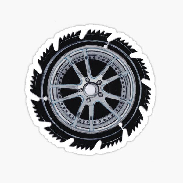 "Chrome Mag Wheel" Sticker for Sale by Jaz-Do | Redbubble