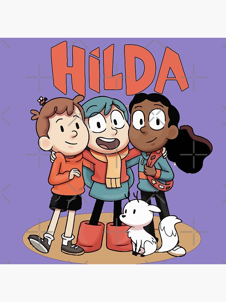"hilda hilda netflix hilda woodman cute cartoon " Canvas Print for Sale ...