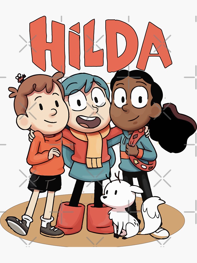 Sticker « hilda hilda netflix hilda woodman dessin animé mignon », par ...
