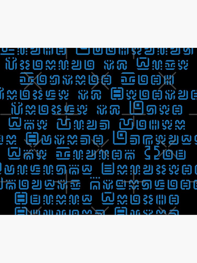 "Sheikah Language" Mouse Pad for Sale by Biochao | Redbubble