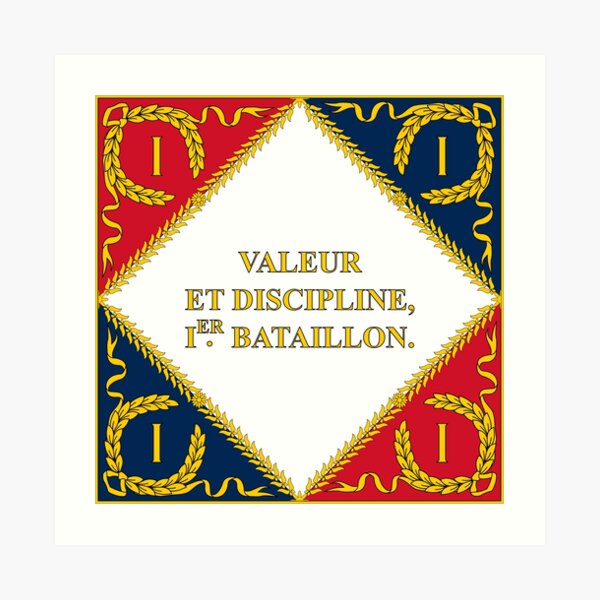 "French Napoleonic Imperial Guard Flag Old Guard Middle Guard Young ...