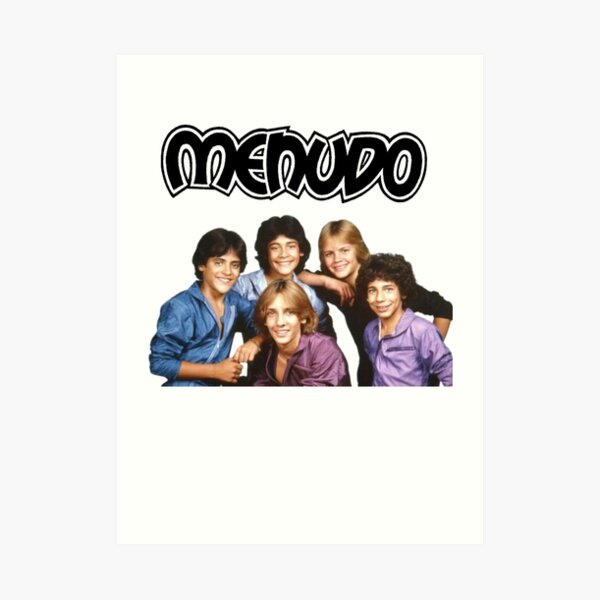 "MENUDO LOGO GROUP LATINO" Art Print for Sale by saintmosi | Redbubble