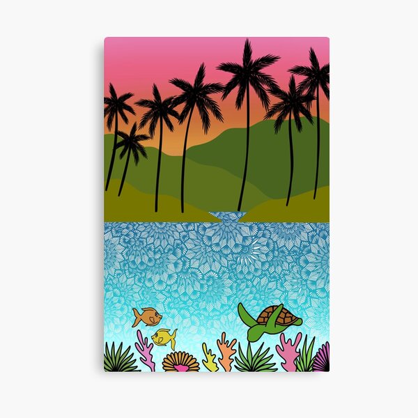 "Island Life Zentangle | beach art | ocean art | tropical art ...