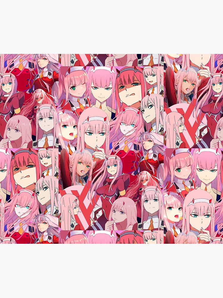 "Zero Two collage" Throw Blanket for Sale by cowination | Redbubble