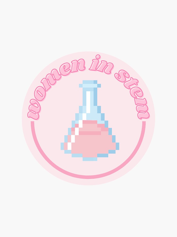 "Women in STEM | Science | Beaker | Aesthetic | Pastel Pink Background ...