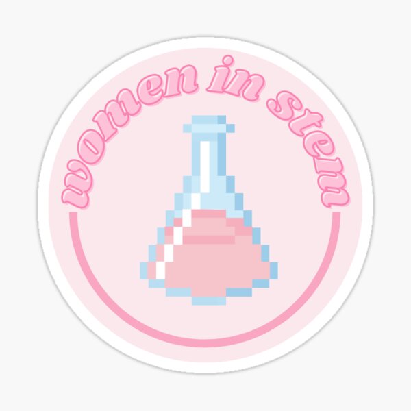"Women in STEM | Science | Beaker | Aesthetic | Pastel Pink Background ...