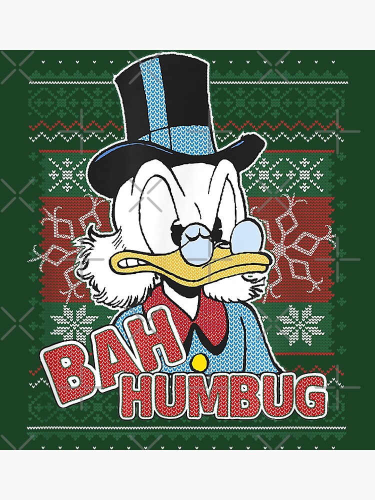 "Christmas Scrooge McDuck Bah Humbug" Photographic Print for Sale by ...