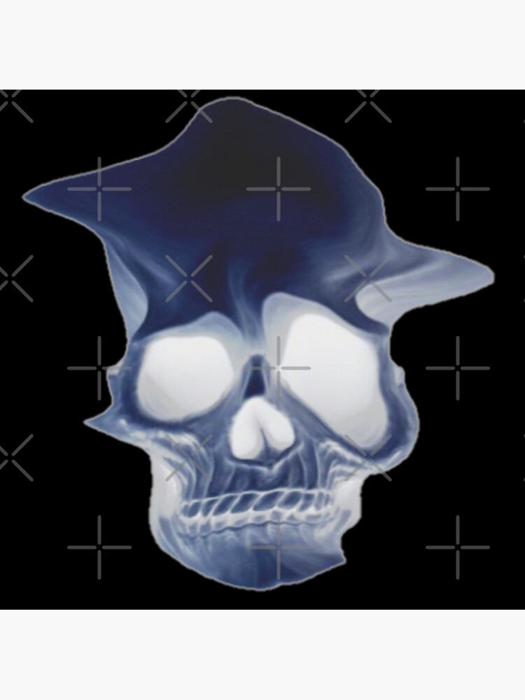 "inverted liquid skull" Poster for Sale by nicpng | Redbubble