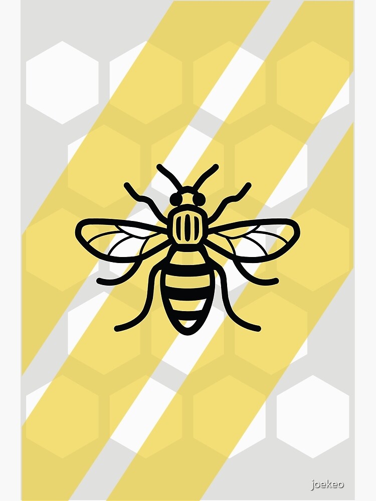 "Manchester Bee" Art Print by joekeo | Redbubble