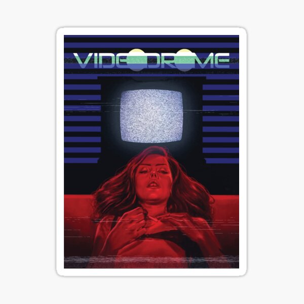 "Girl and TV" Sticker for Sale by freshangover | Redbubble