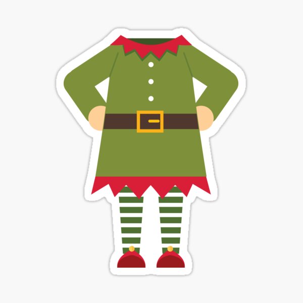 "Elf Body" Sticker for Sale by DJBALOGH | Redbubble