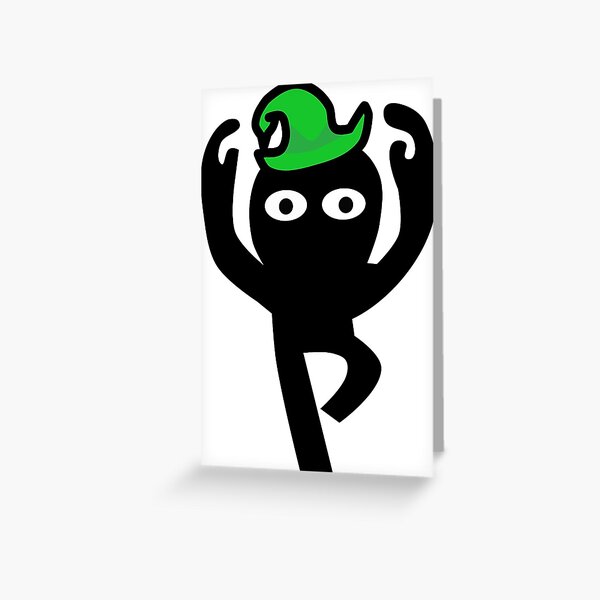 "Dancing Stimulation Wizard from Inscryption" Greeting Card for Sale by ...