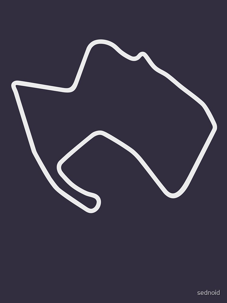 "Laguna Seca Raceway [outline]" T-shirt for Sale by sednoid | Redbubble ...