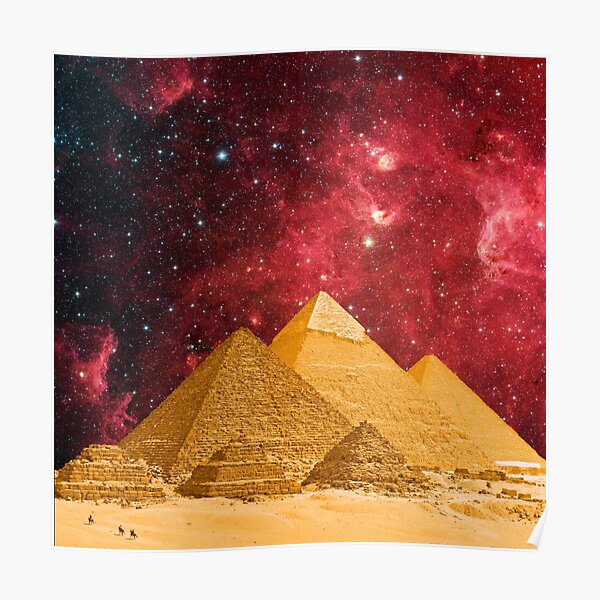 "The Great Pyramids" Poster for Sale by kiracatthebat | Redbubble